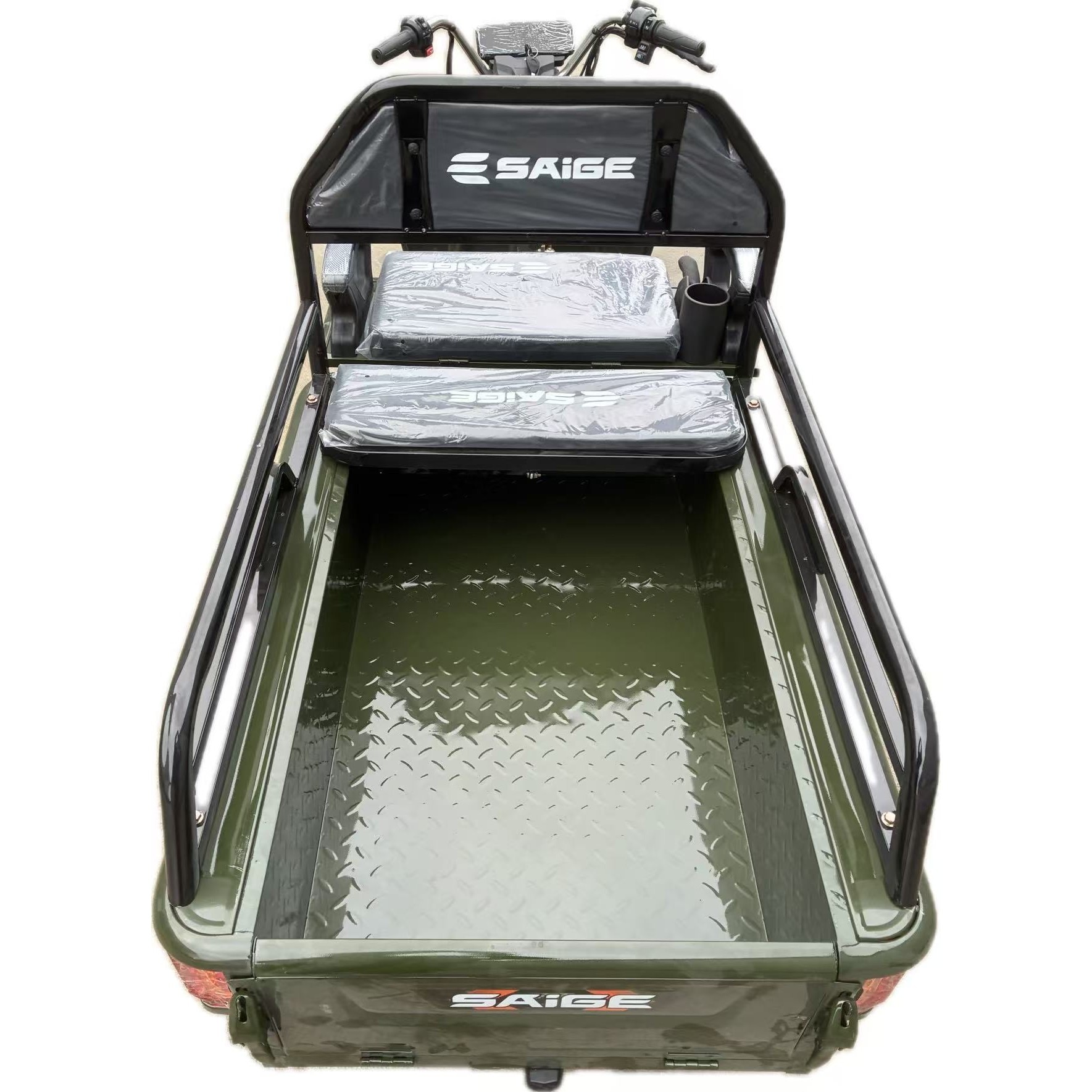 Triciclu Electric de Marfă Saige XPB, 25 km/h, Motor 1600W, Baterie 60V ...