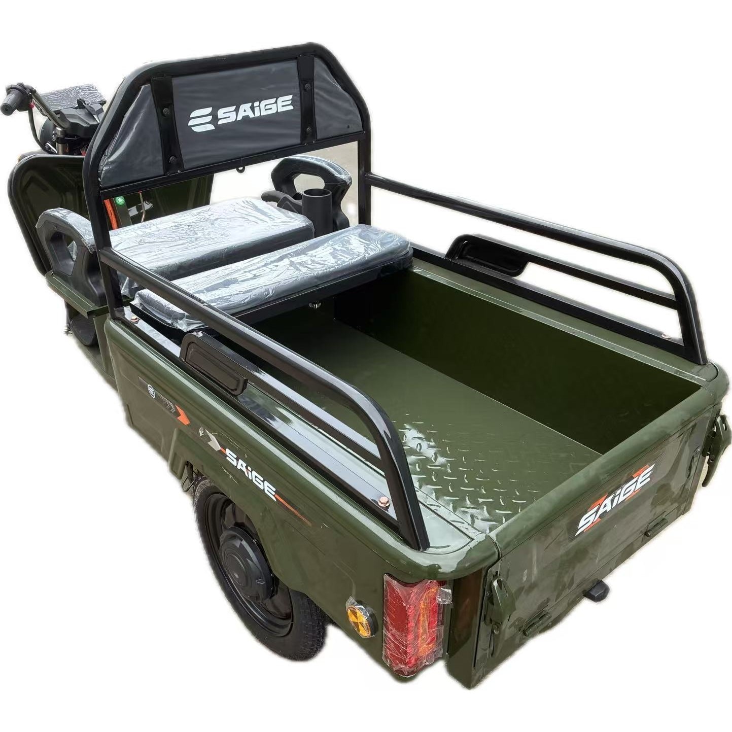 Triciclu Electric de Marfă Saige XPB, 25 km/h, Motor 1600W, Baterie 60V ...