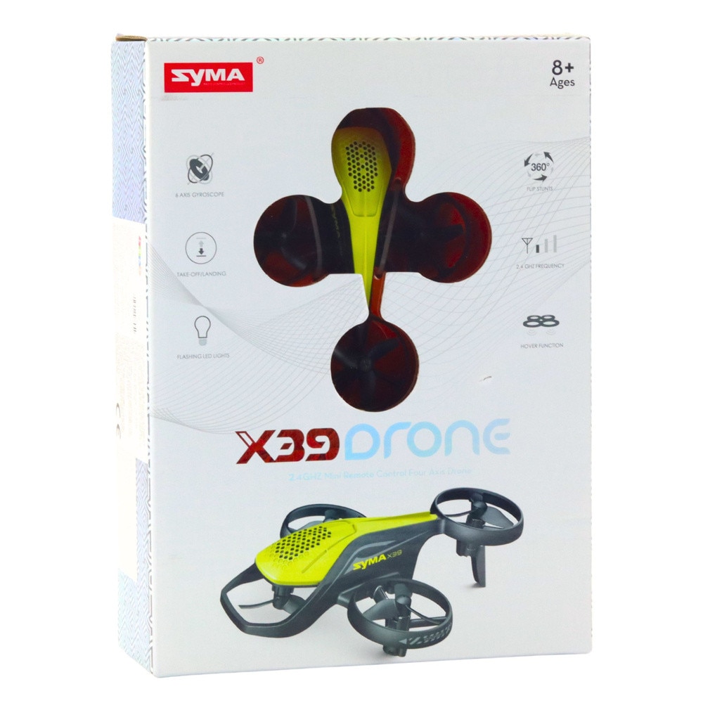 Mini drona, Syma, 2.4GHz, 2 viteze, 12.4x10x4 cm, set complet - eMAG.ro