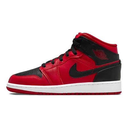 Pantofi sport dama, Jordan, Air Jordan 1 Mid Reverse Bred, negru, 40 EU ...
