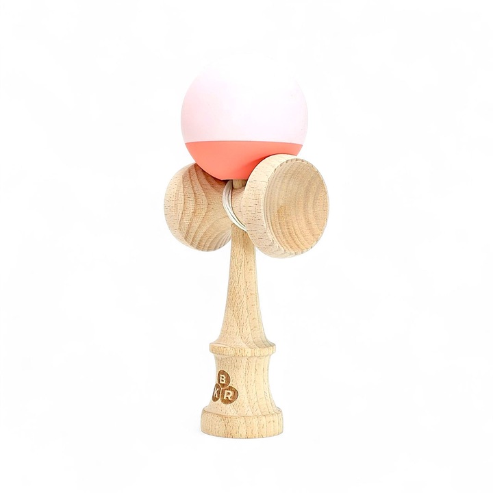 Kendama KBR Skirty Pink-Peach Rubber big cups - eMAG.ro