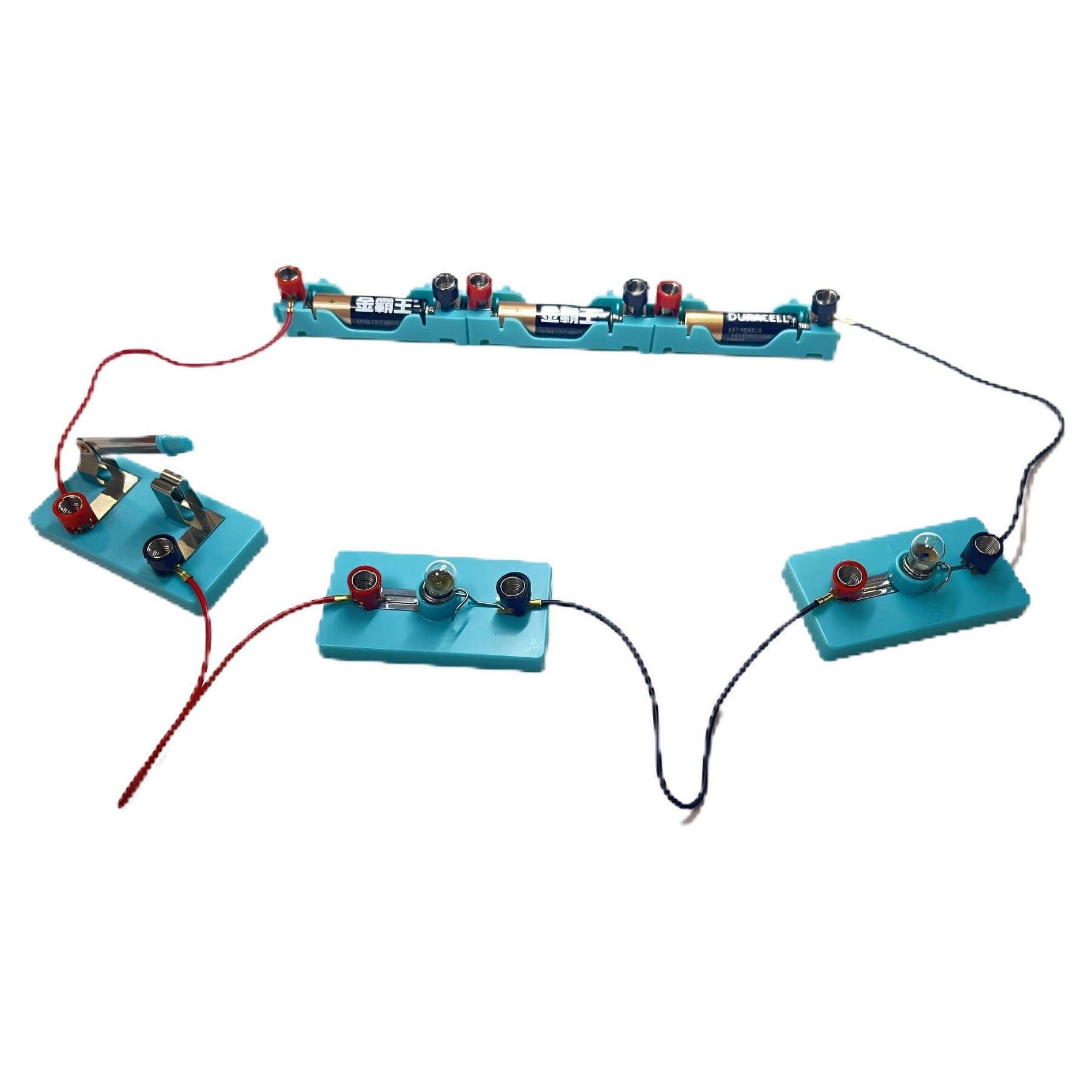 Set de experimente fizice, invatare circuit electric, principii ale ...