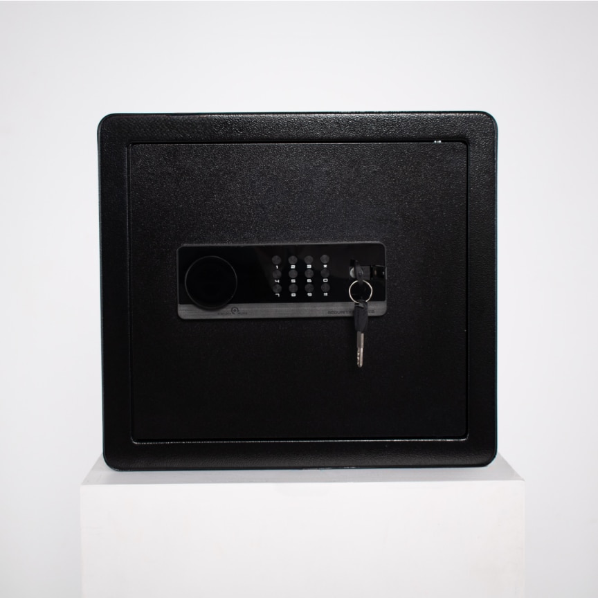 Seif de birou NIKCROP XA6-36, 36x40x30 cm, 2 moduri de deschidere ...