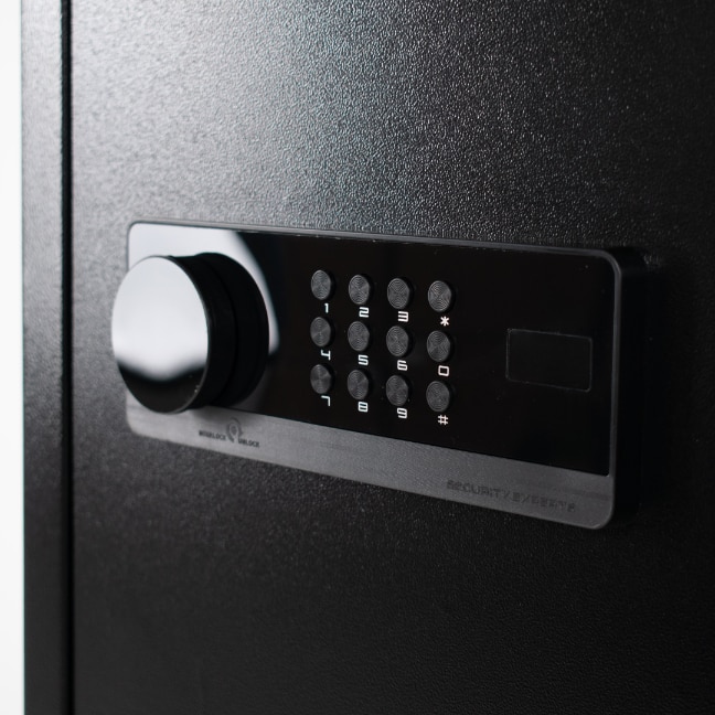 Seif de birou NIKCROP XA6-36, 36x40x30 cm, 2 moduri de deschidere ...