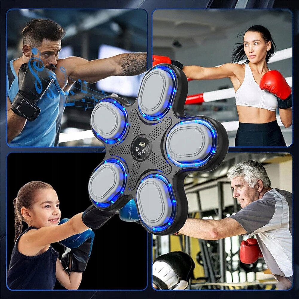 Aparat de Box Muzical LED Bluetooth pentru Copii si Adulti - eMAG.ro