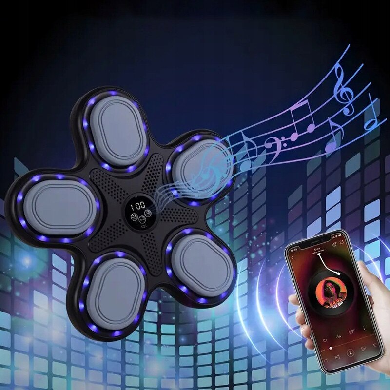 Aparat de Box Muzical LED cu 9 Nivele si Bluetooth - eMAG.ro
