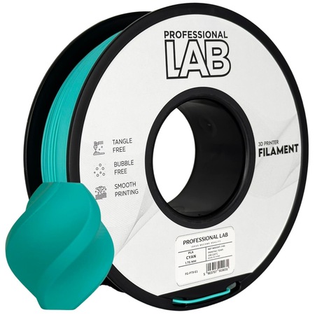 Filament PLA cyan, 1 kg, Professional Lab - eMAG.ro