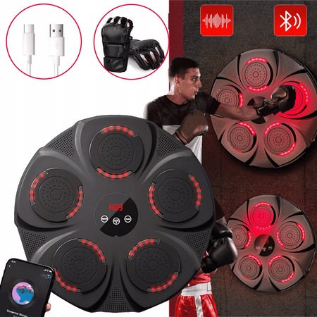 Aparat de Box Muzical Bluetooth cu 9 Nivele de Viteza si Numaratoare ...