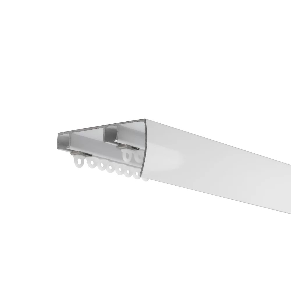Sina perdea aluminiu, alba, cu toate accesoriile incluse, prindere ...