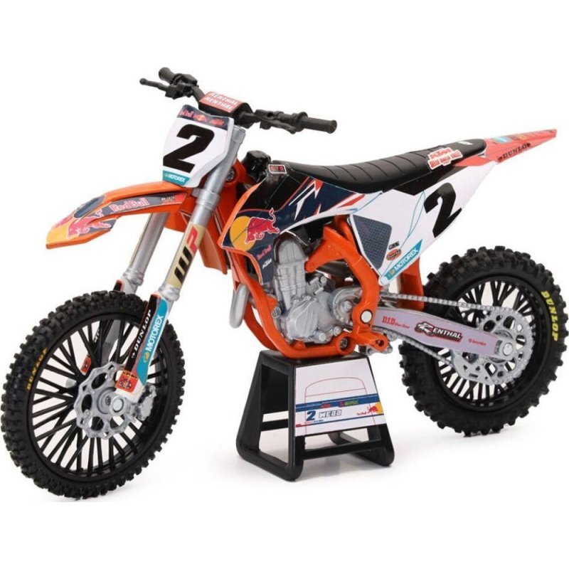 Macheta Moto Cooper Webb Red Bull KTM SXF 450 Toy 58353 1:12 - eMAG.ro