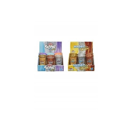 Pasta modelare Hasbro Play-Doh Hydroglitz, slime metalic, 220g, 3 ani+ ...