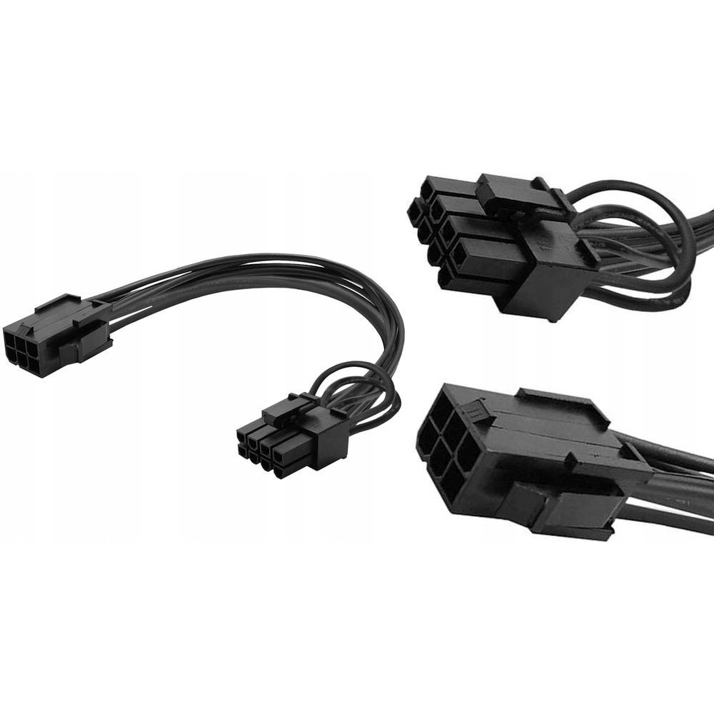 Adaptor Alimentare PCIe 6-pin la 8-pin 6+2, 15 cm - eMAG.ro