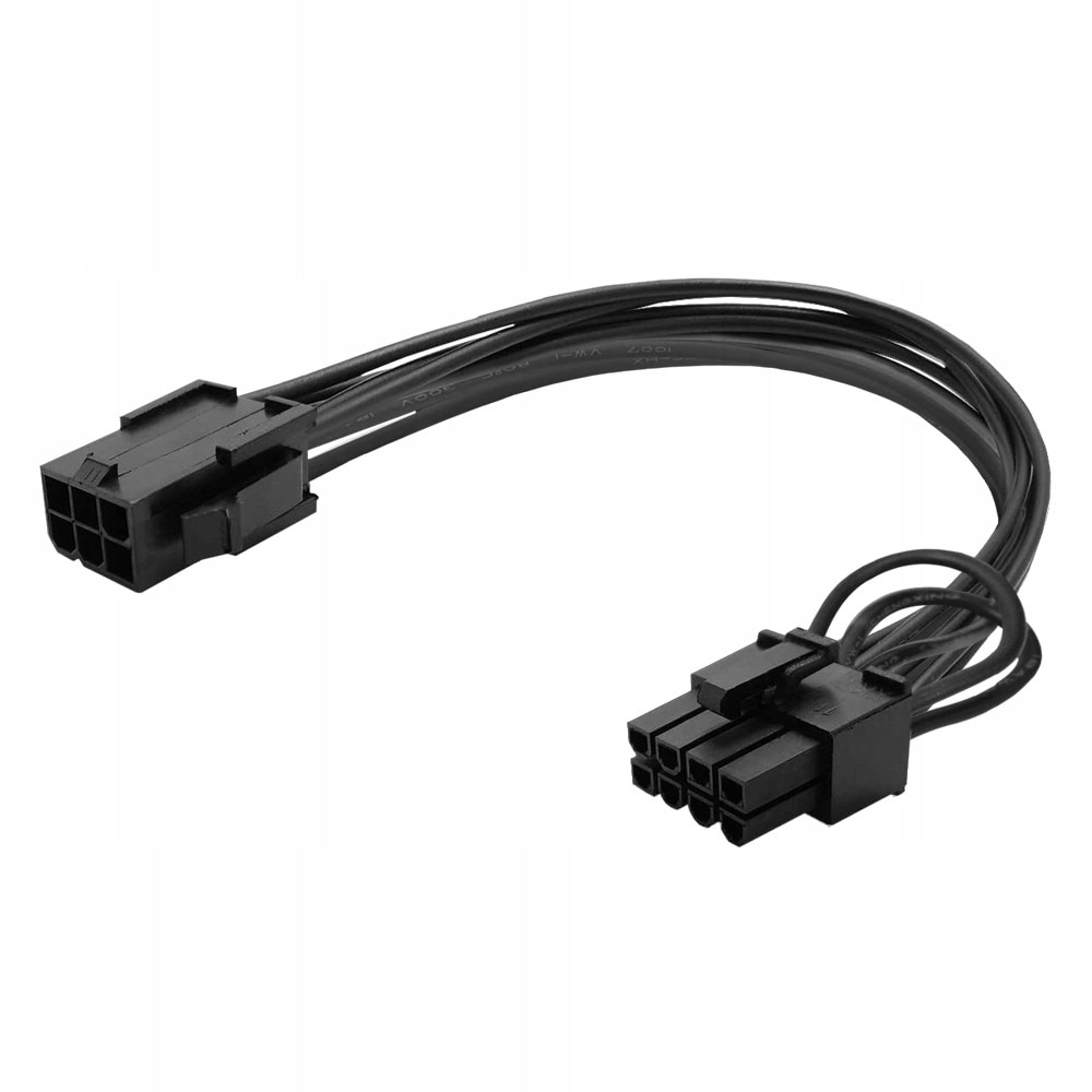 Adaptor Alimentare PCIe 6-pin la 8-pin 6+2, 15 cm - eMAG.ro