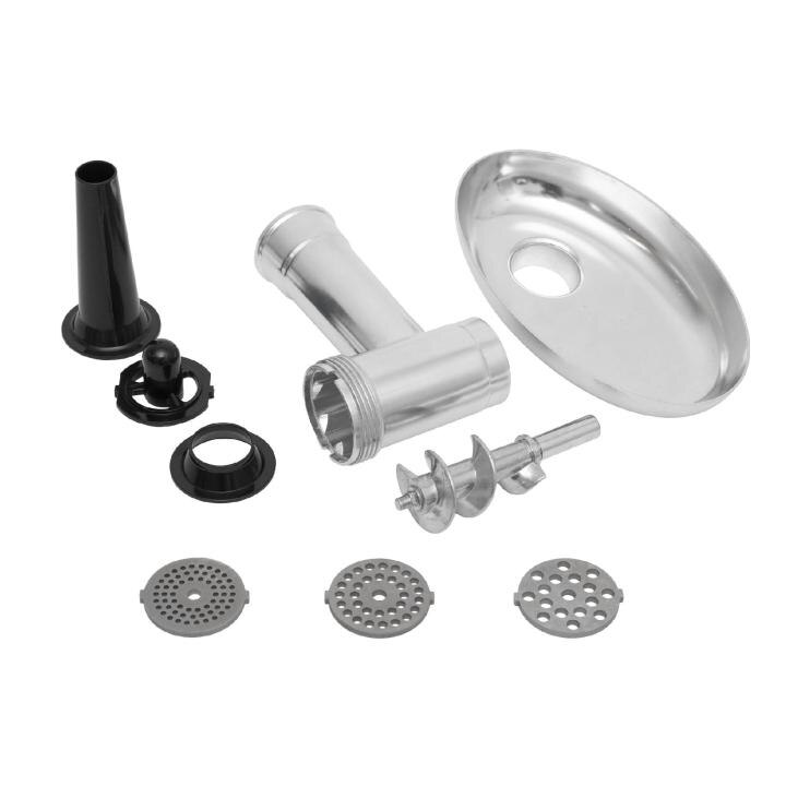Tocator carne electric 1200W, 3 site inox (3/5/7 mm), functie reverse ...