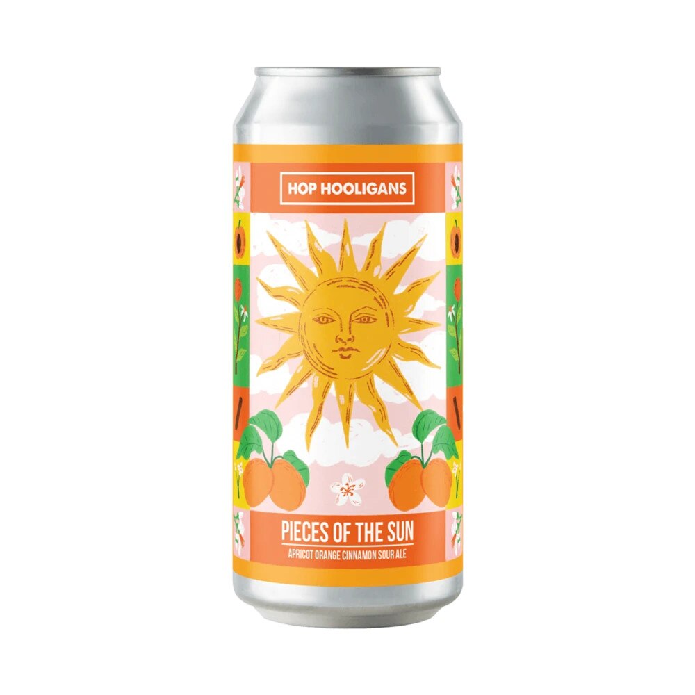 Bere artizanala Hop Hooligans - Pieces of the Sun, Sour, 6%, 500 ml ...