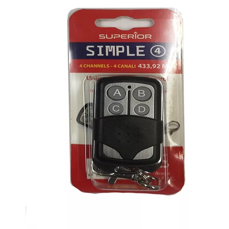 Telecomanda universala porti 433.92MHz 4 canale SUPERIOR SIMPLE 4 (293 ...