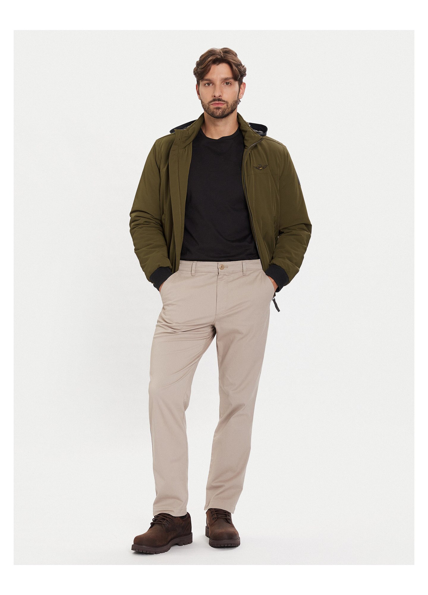 Jacheta Bomber barbati Aeronautica Militare, verde, 52 EU - eMAG.ro