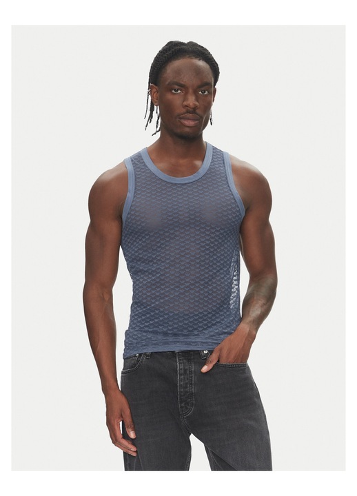 Maiou barbati Emporio Armani Underwear, albastru, 2XL INTL - eMAG.ro