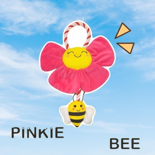 Pet Toys Jucarie vocala in forma de albina Pinkie pentru pisici si ...