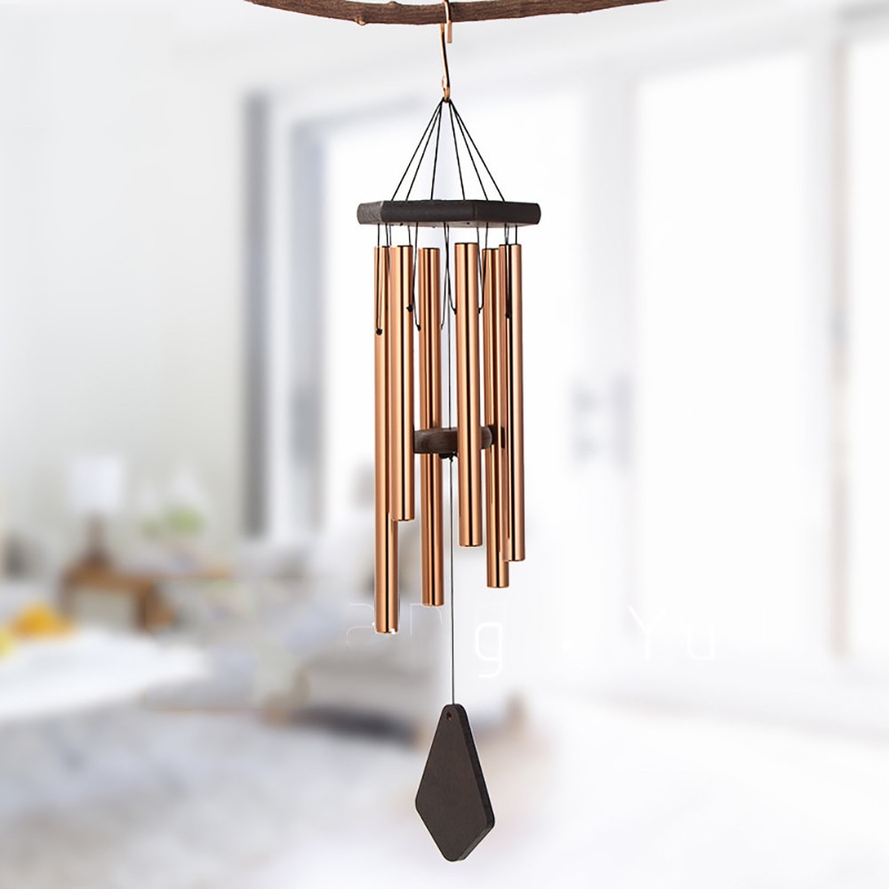 Clopotei de vant Nature's Melody Aureole Tunes, 6 tuburi, aluminiu ...