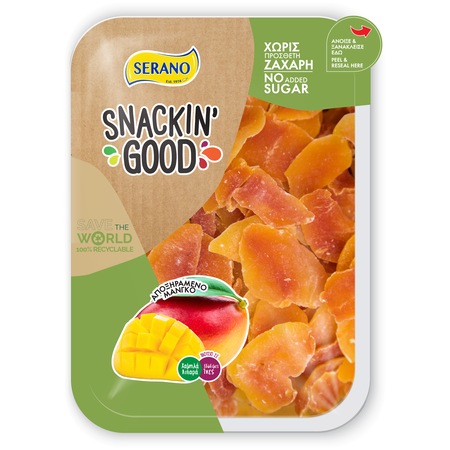 Chipsuri din mango uscat fara zahar adaugat, SERANO, 120g, natural ...
