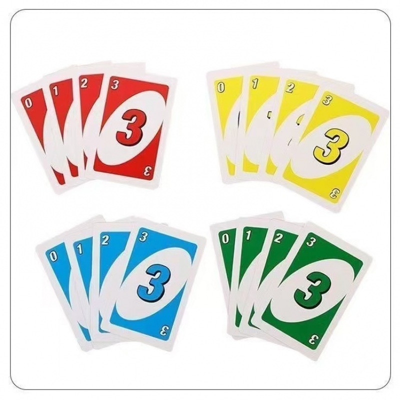 Joc de societate UNO, 108 carti, versiune standard, set pentru ...