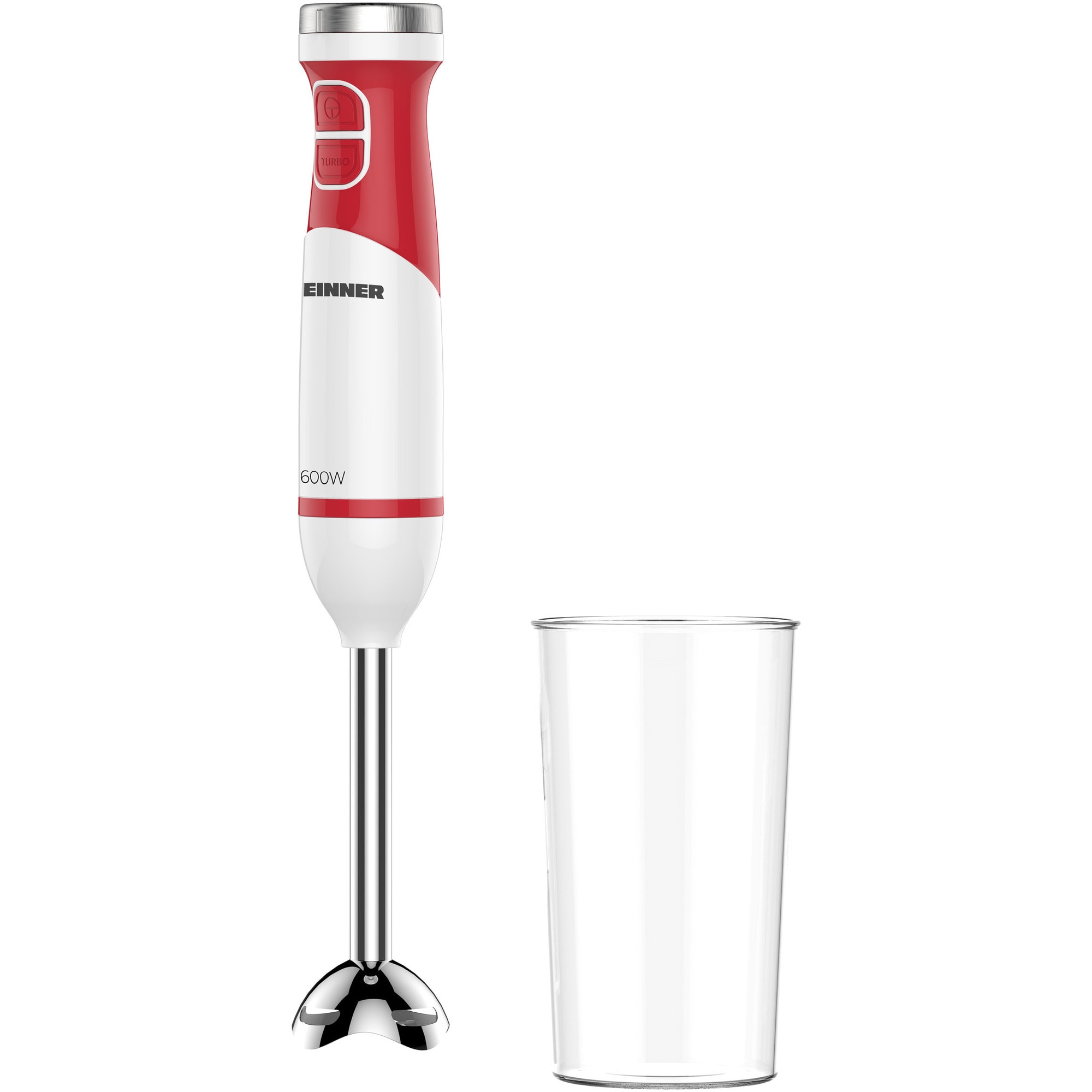 Blender de mana Heinner Newflex-600 HHB-D600WHR, 600W, viteza variabila ...