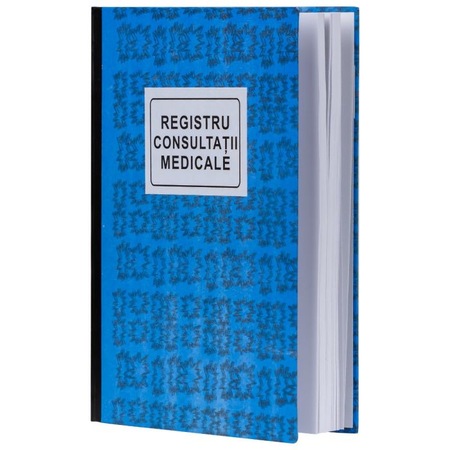 Registru consultatii medicale, A4, 200 file - eMAG.ro