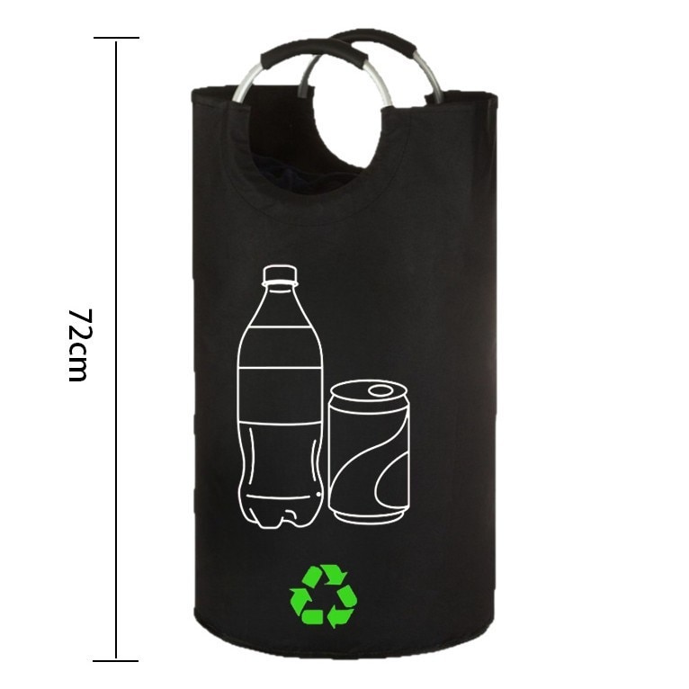 Cos de reciclare interior, 82 litri, pentru sticla, doze, plastic si ...