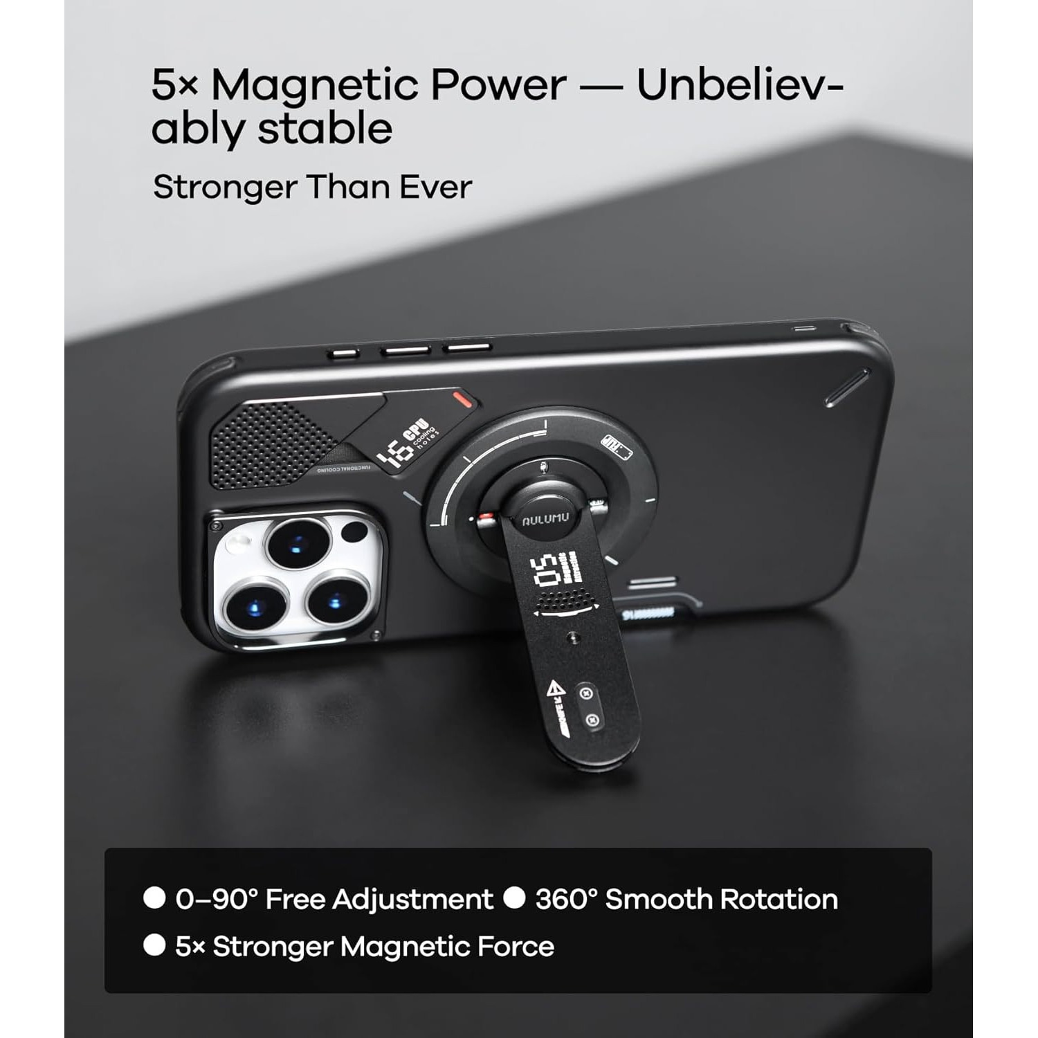 Suport Magnetic pentru telefon, Aulumu G05 Air, Compatibil MagSafe ...