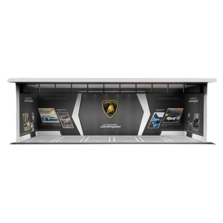 Diorama Parcare Garaj cu Lumini Lamborghini 1:64 Moreart MO914005 - eMAG.ro