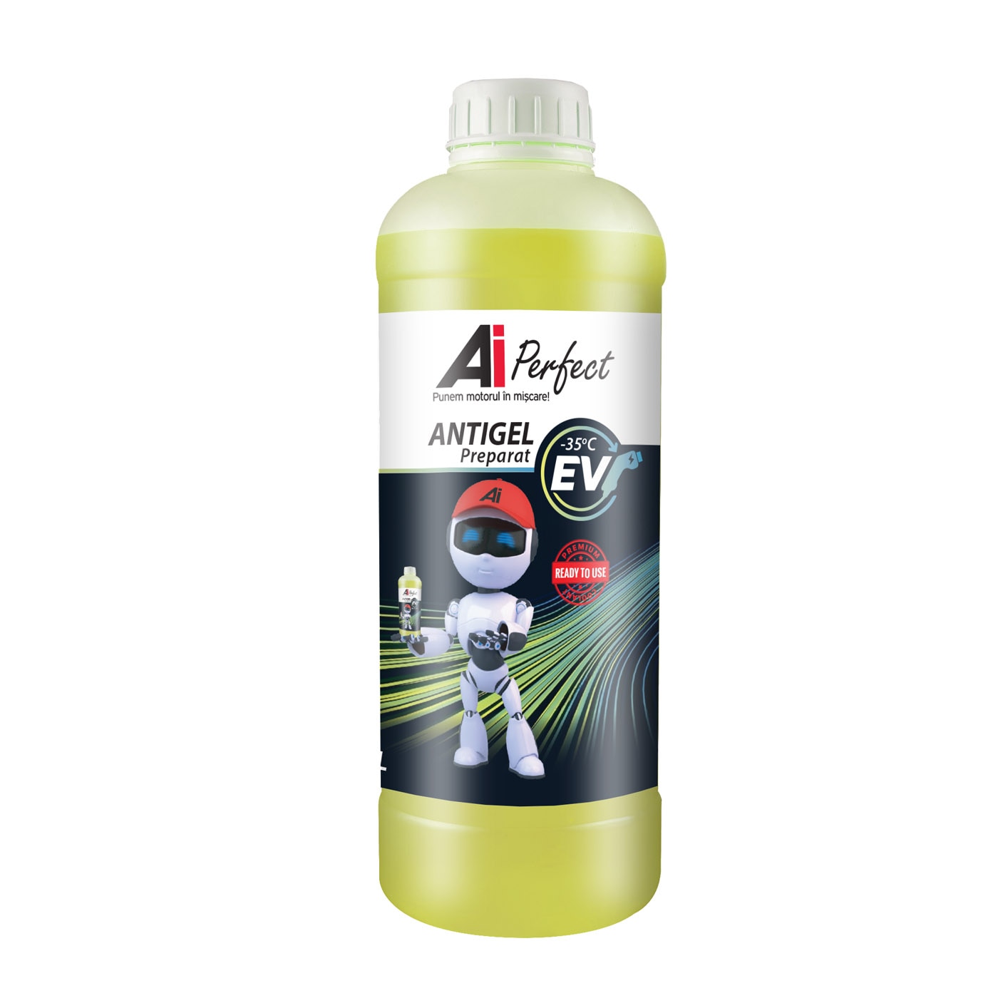 Antigel AI Perfect EV, 1 Litru, protecție până la -35C, galben - eMAG.ro