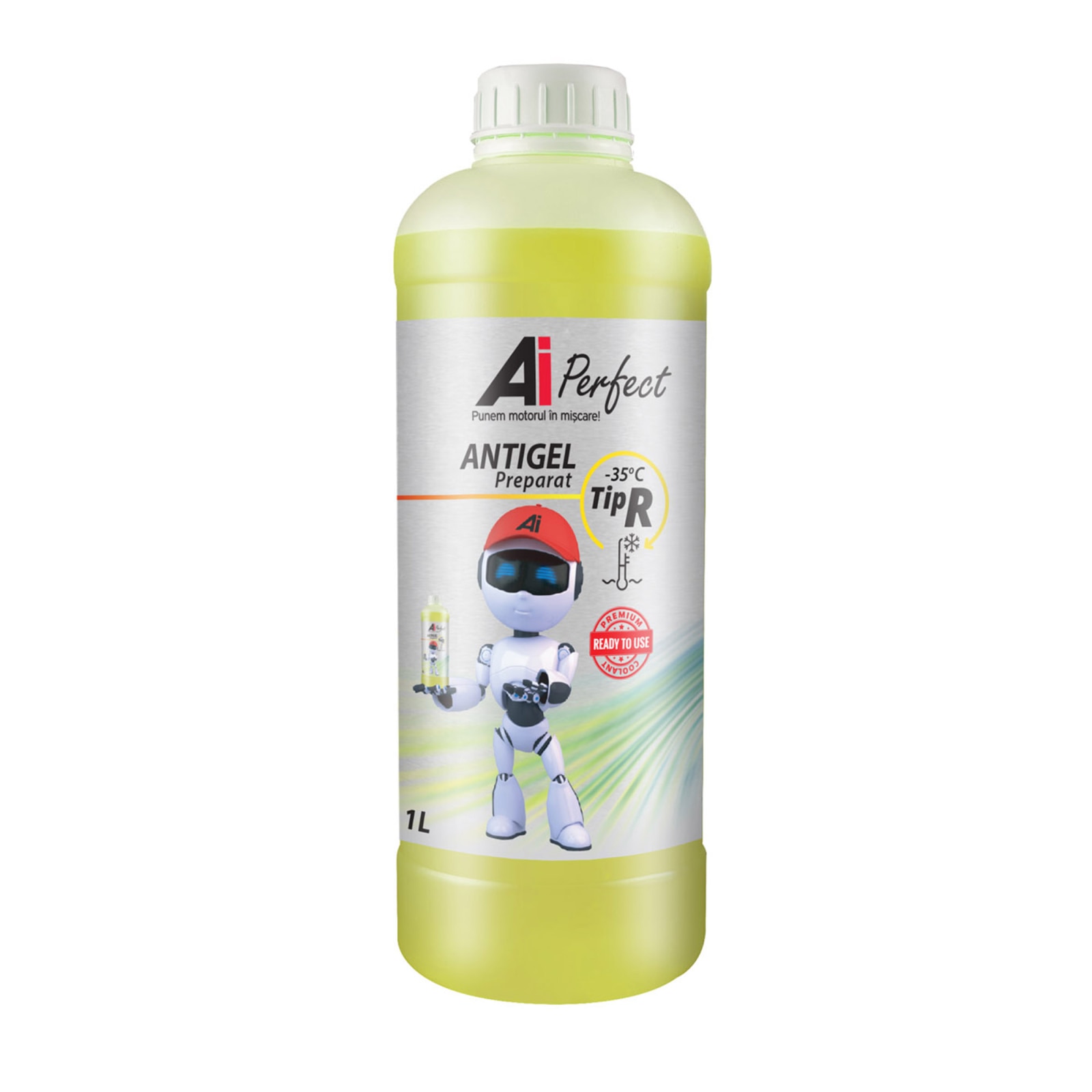Antigel AI Perfect TIP R, gata preparat, -35 grade C, galben, 1 L - eMAG.ro