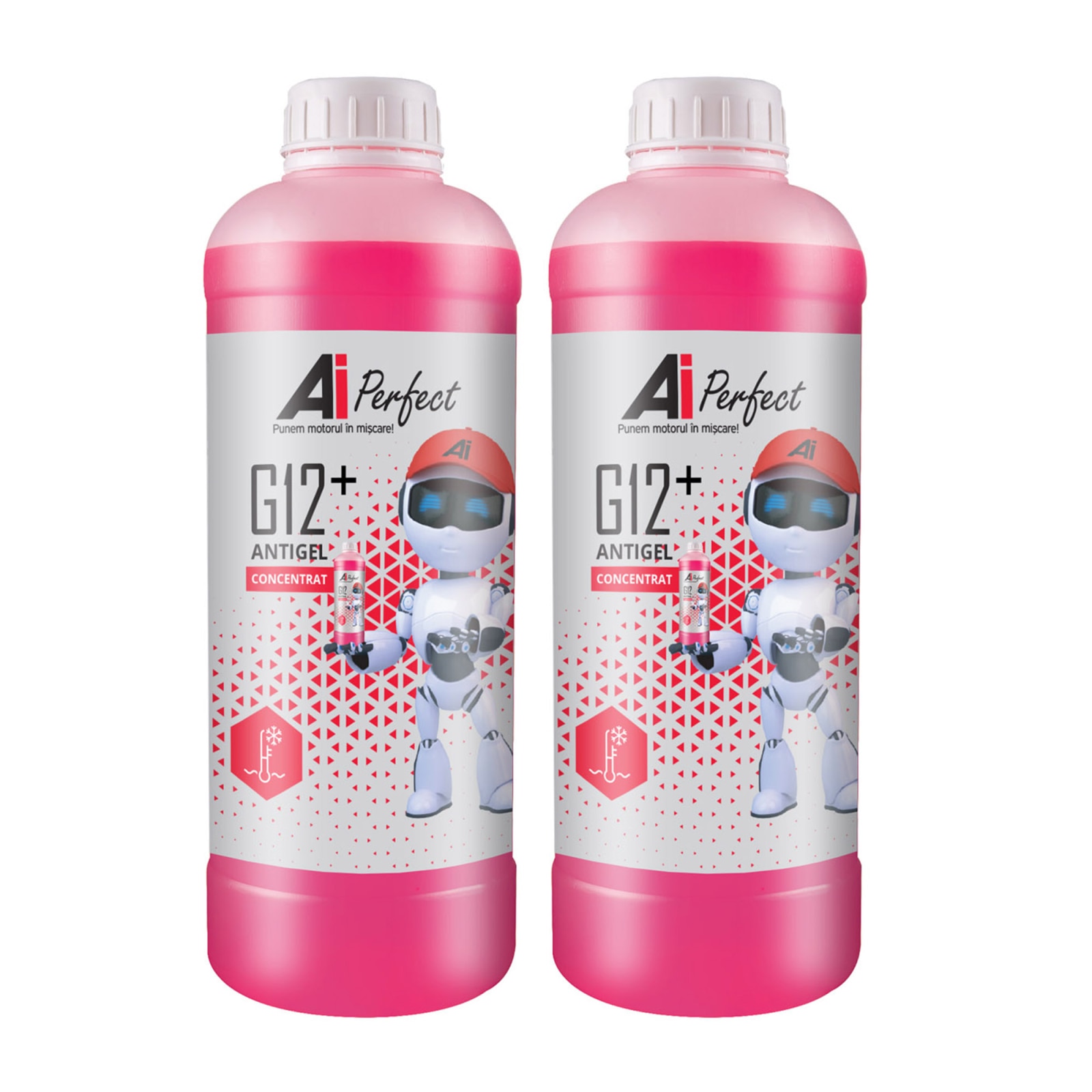 Antigel Concentrat AiPerfect G12+ Long Life 2L, Rosu/Roz, Fara Silicati ...
