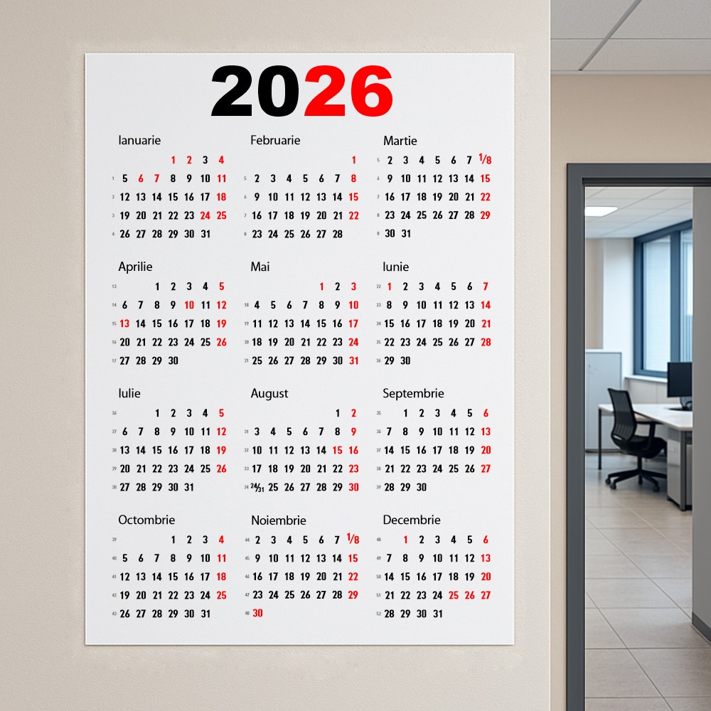 Calendar de perete A1 60 x 84 cm CLA1T1 - eMAG.ro