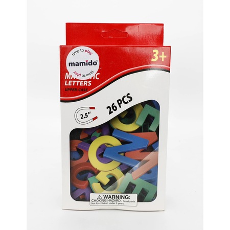 Mamido Alfabet magnetic colorat - 26 litere, dimensiune 6, 35 cm MT1525 ...