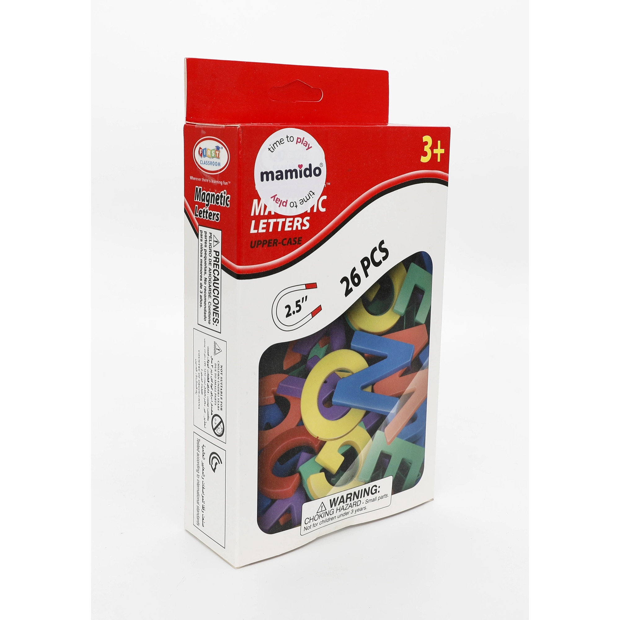Mamido Alfabet magnetic colorat - 26 litere, dimensiune 6, 35 cm MT1525 ...