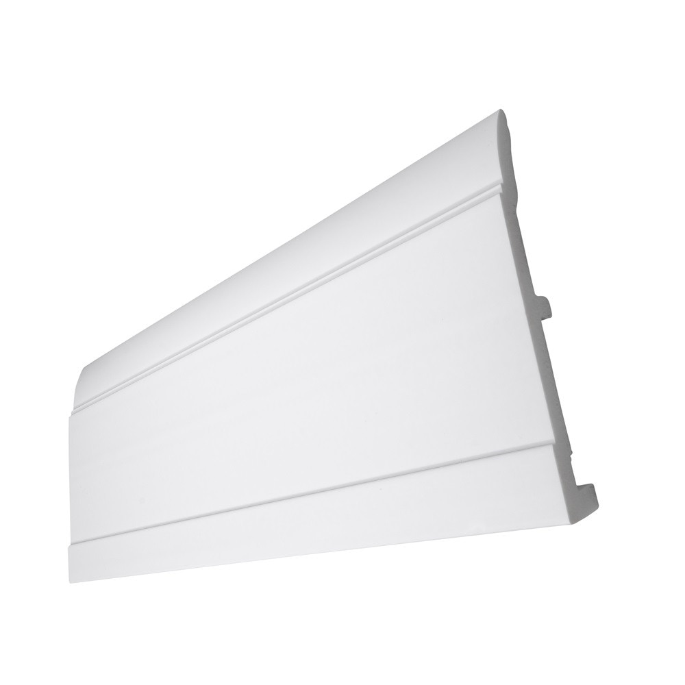 Plinta duropolimer decorativa, alba, 17x148mm, 2 ml/bax, Decosa SK150 ...