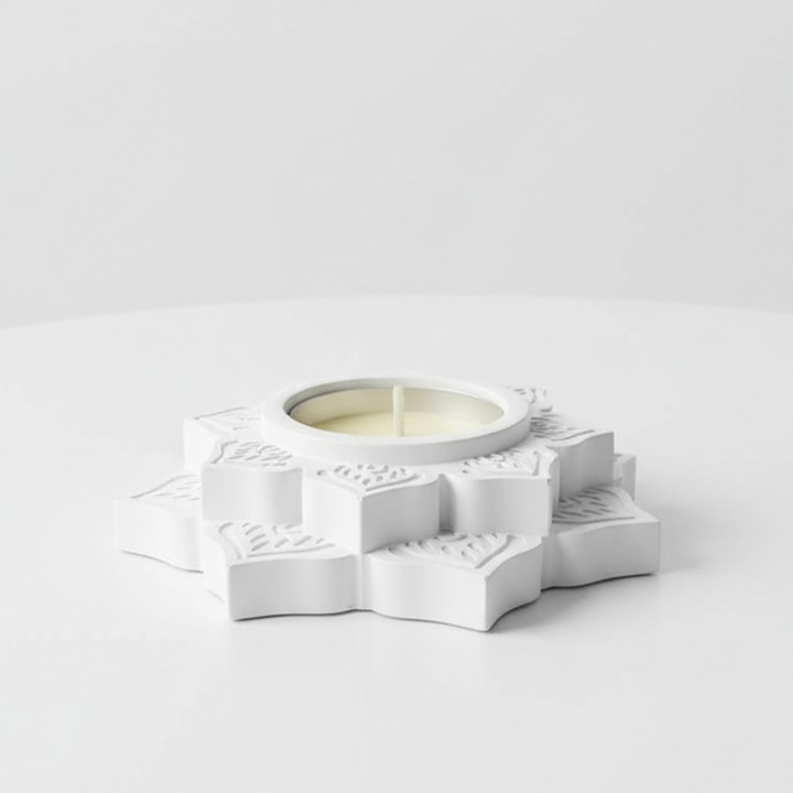 Suport Ceramic pentru lumanari, Sunny, 3 lumanari cu esente aleatorii ...