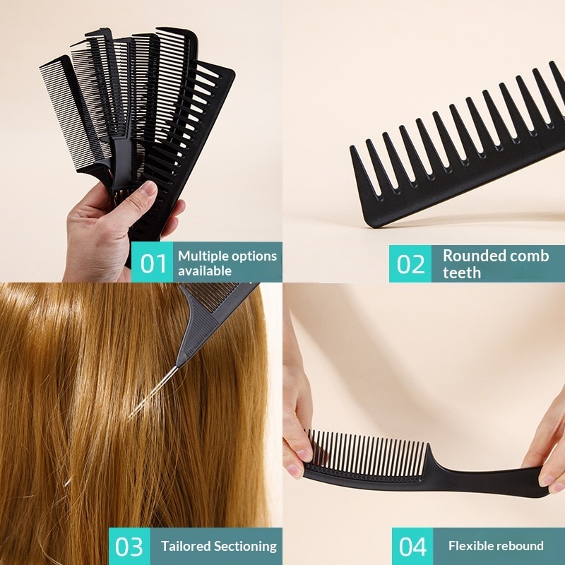 Set de 7 Piepteni Profesionali Nescapate, Design Flexibil, Culoare ...