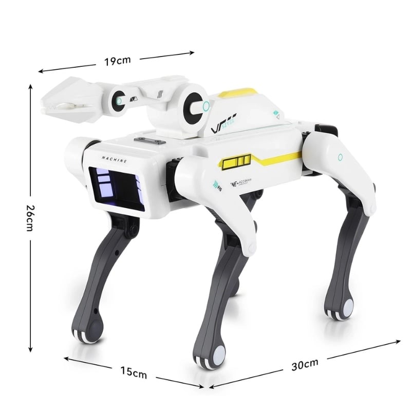 Câine robot inteligent iUni 8008, control telecomandă și comenzi vocale ...