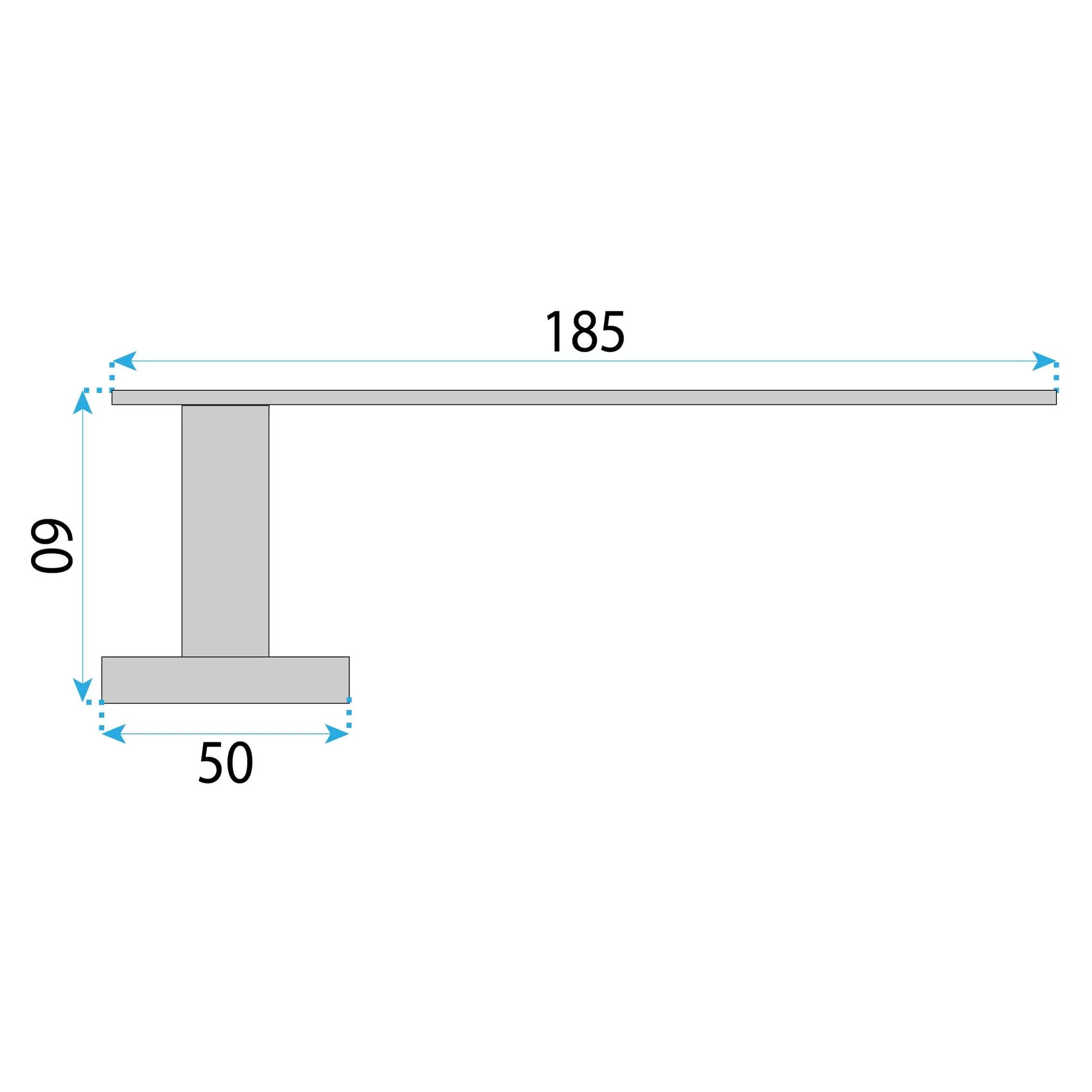 Suport prosoape Rea OSTE 209, negru, 19X6X3, 5CM - eMAG.ro