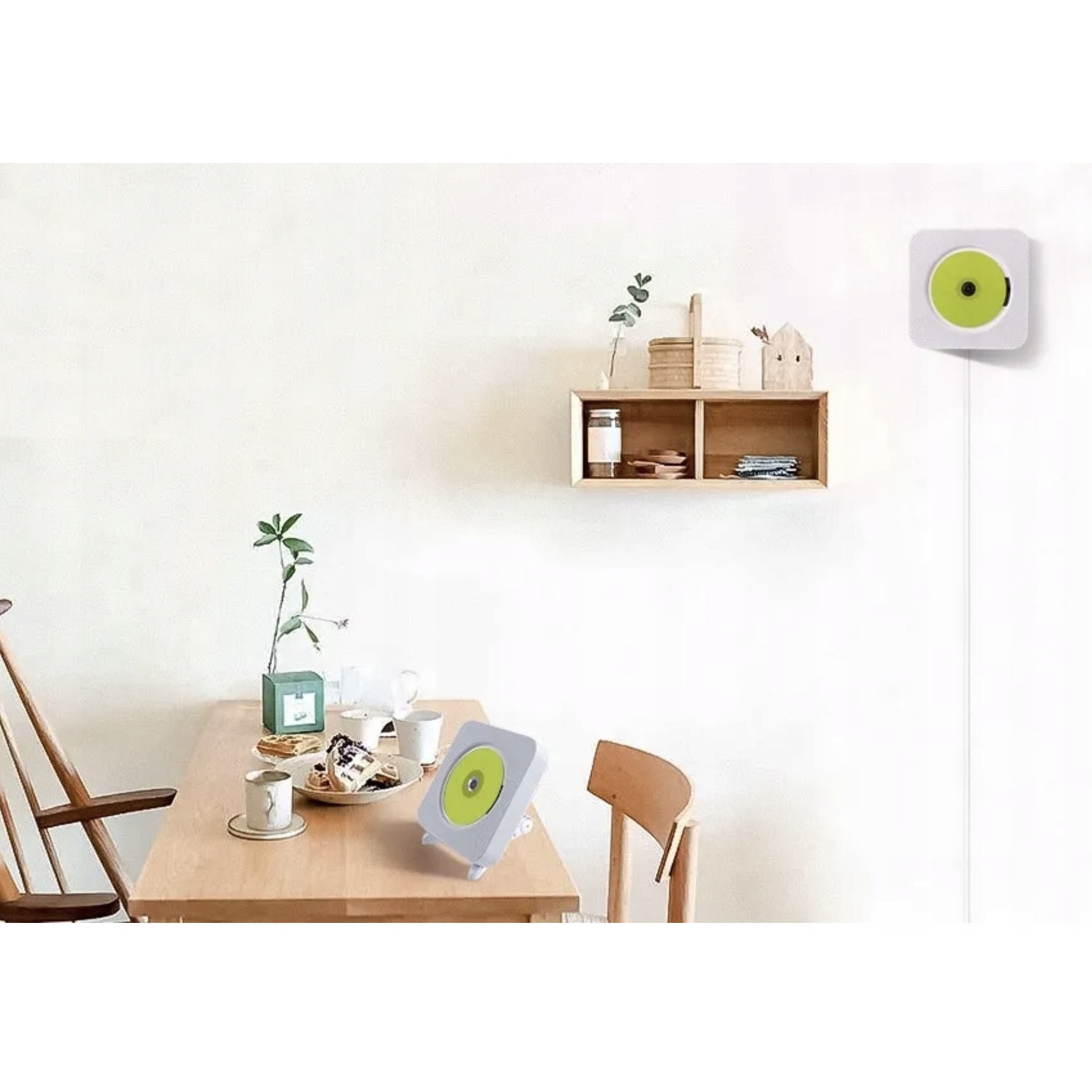 Pick up CD portabil cu Bluetooth, radio FM, HiFi, set complet, 100V ...