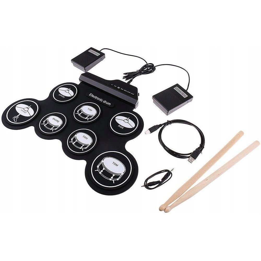 Tama electronica pliabila, 7 paduri, USB, neagra - eMAG.ro