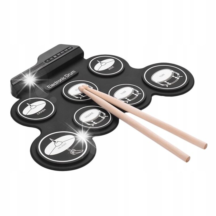 Tama electronica pliabila, 7 paduri, USB, neagra - eMAG.ro