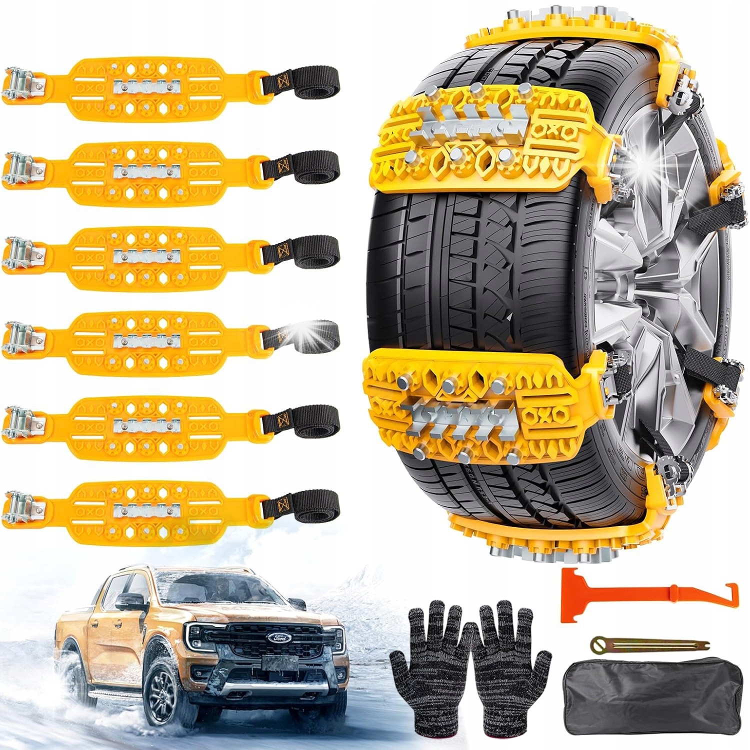 Set de lanturi de zapada pentru roti, accesorii incaltaminte sportiva ...