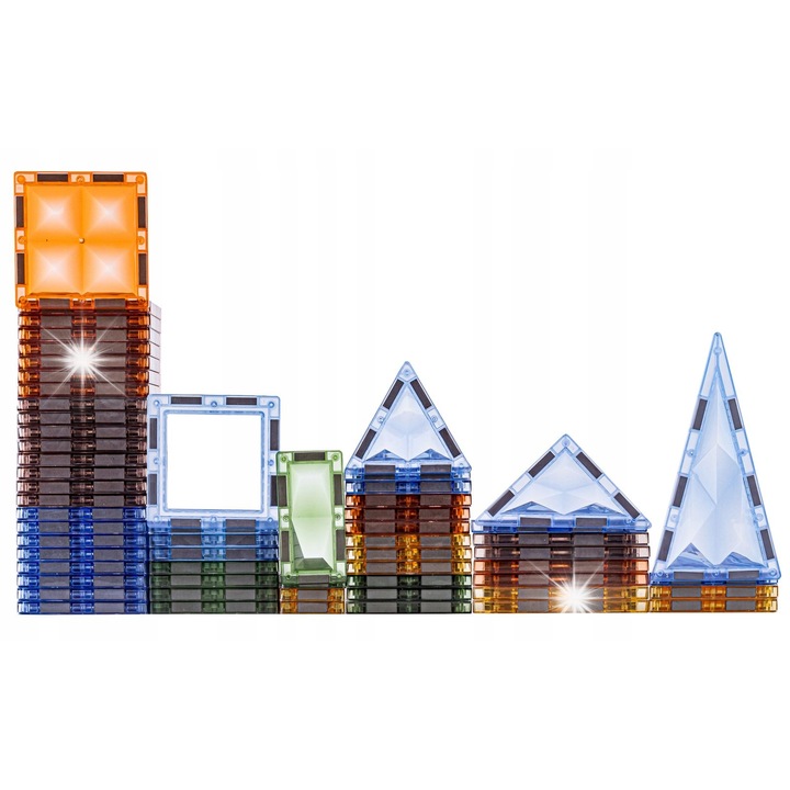 Bemi Toys építőkészlet, Klocki Konstrukcyjne Magnetyczne 82db., állatok ...