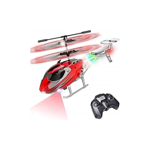 Helicopter RC 3,5 canale, 2,4 GHz, cu LED, timp de zbor 16 minute ...