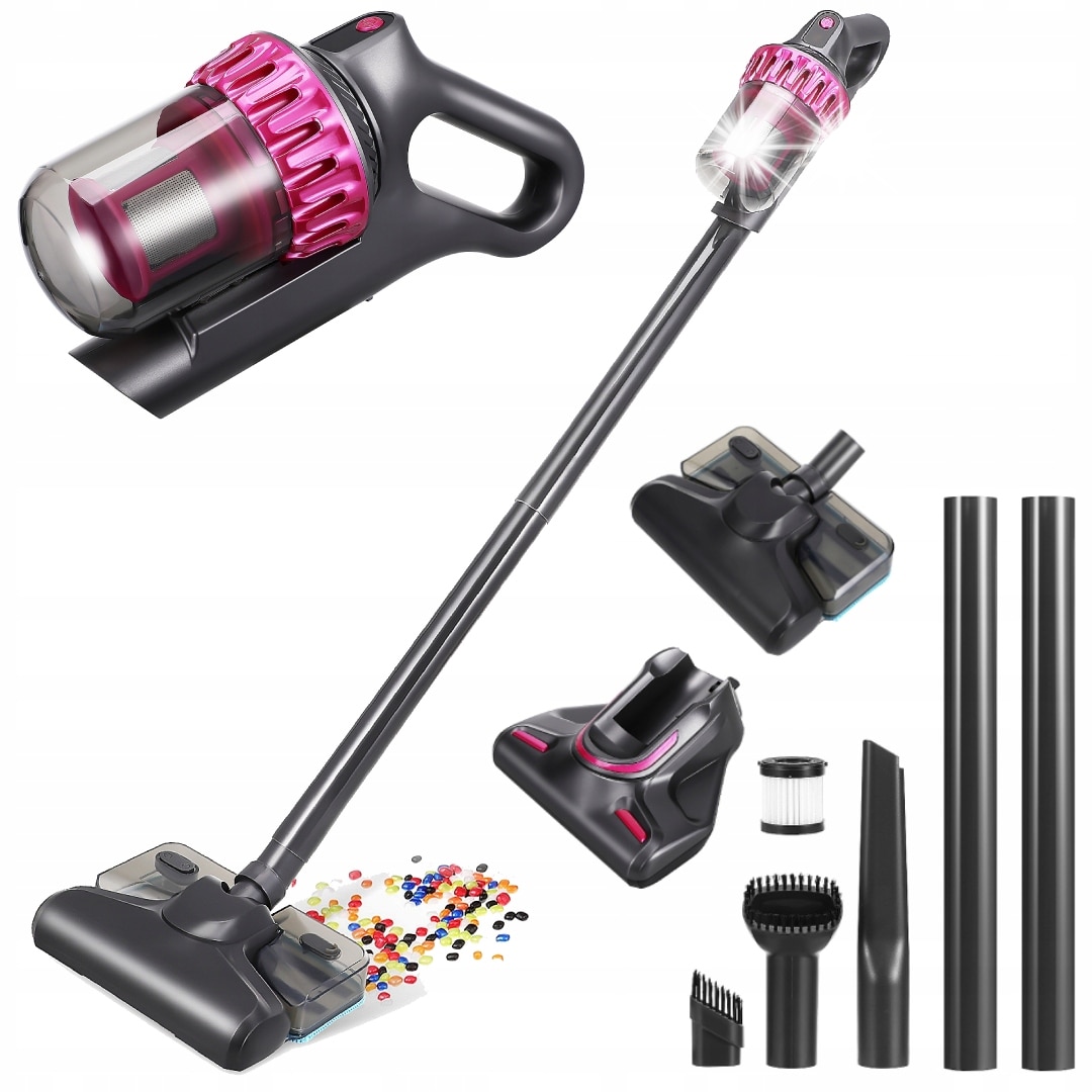 Aspirator vertical fara fir 5 in 1, 3 niveluri de putere, 103x21x9.4cm ...