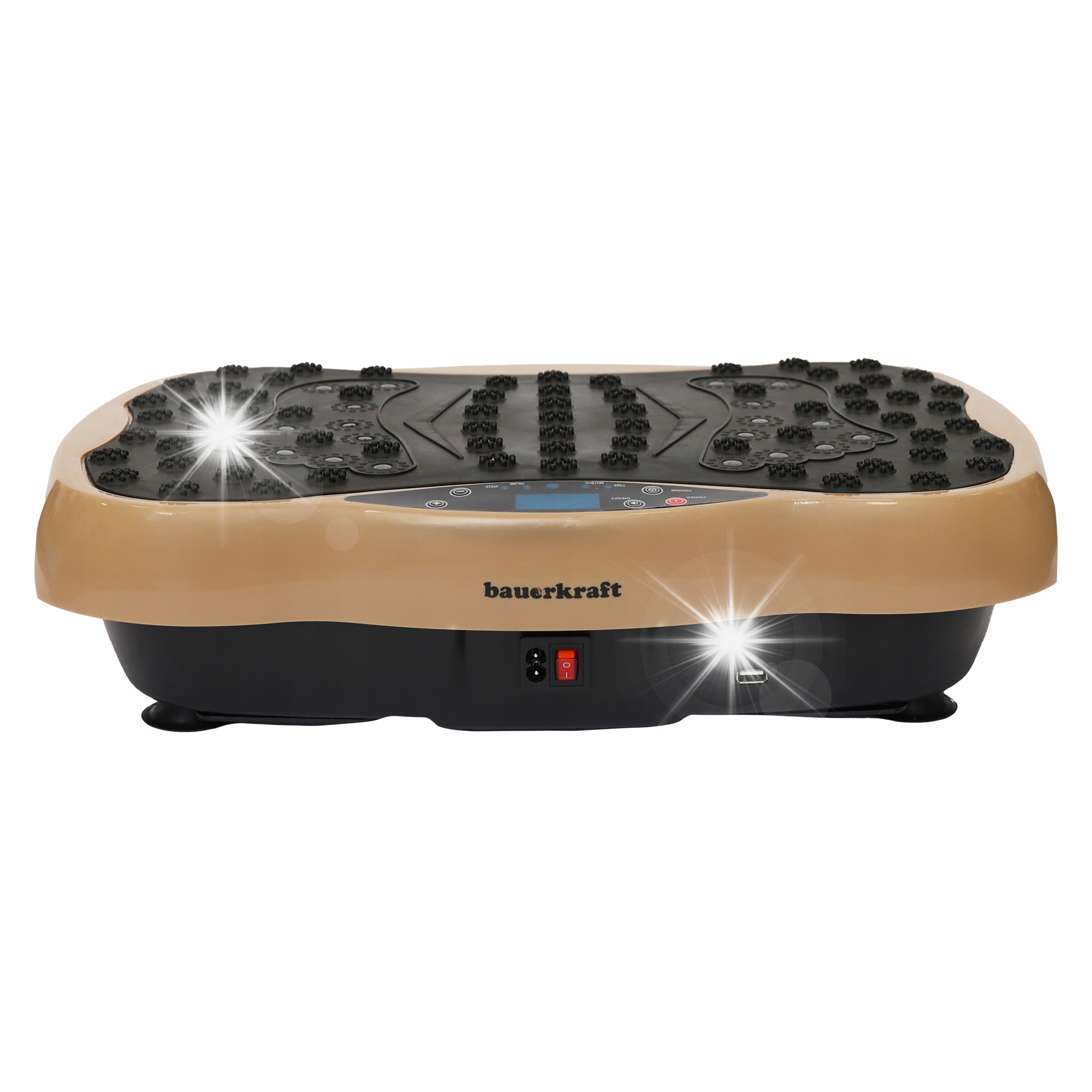 Bauerkraft vibrációs platform, 3 program, 120 sebesség, Bluetooth ...
